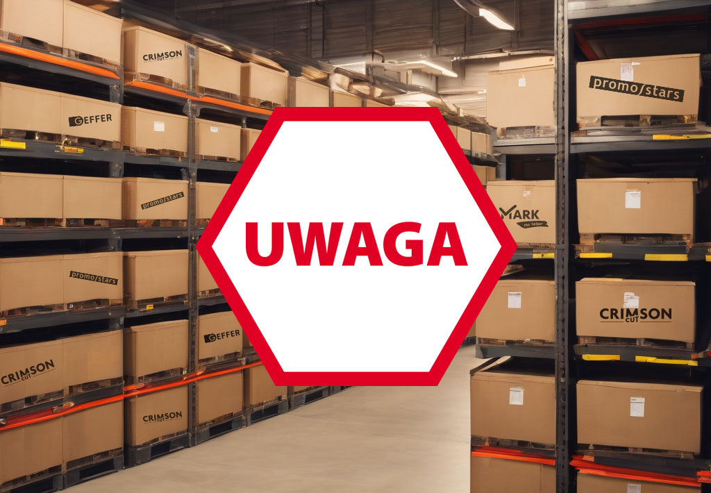 Uwaga Magazyn - Geffer, odzież reklamowa